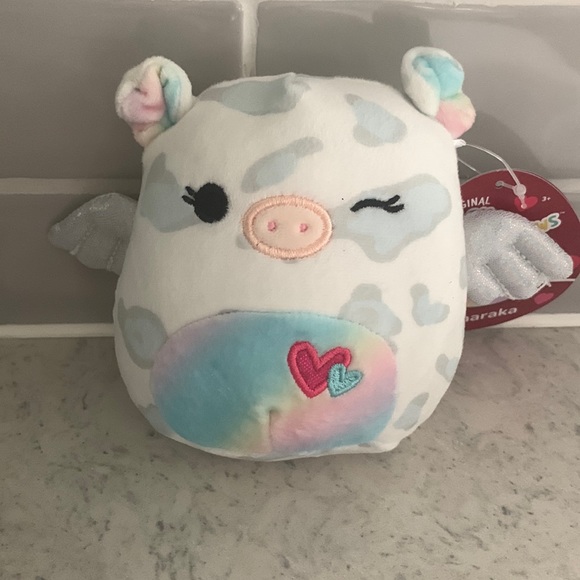 Squishmallows | Toys | Squishmallow 5 Charaka Cupid Spotted Flying Pig ...